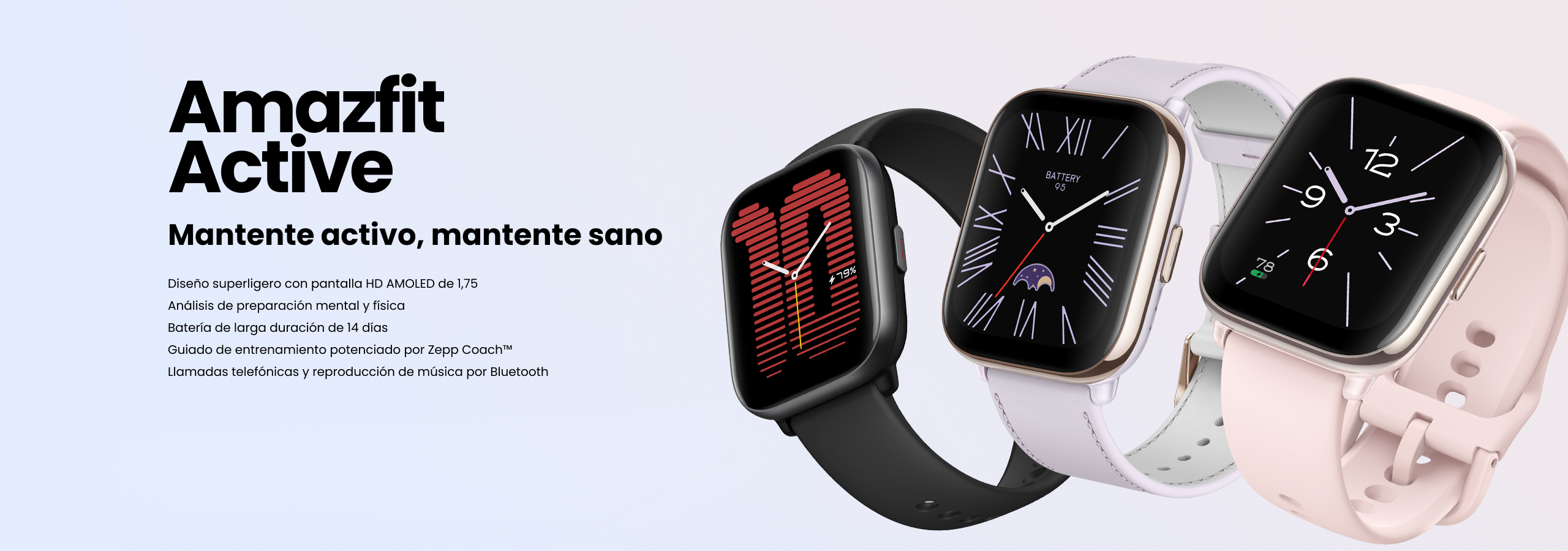 AMAZFIT ACTIVE YA DISPONIBLE EN ESPAÑA, el reloj inteligente del momen
